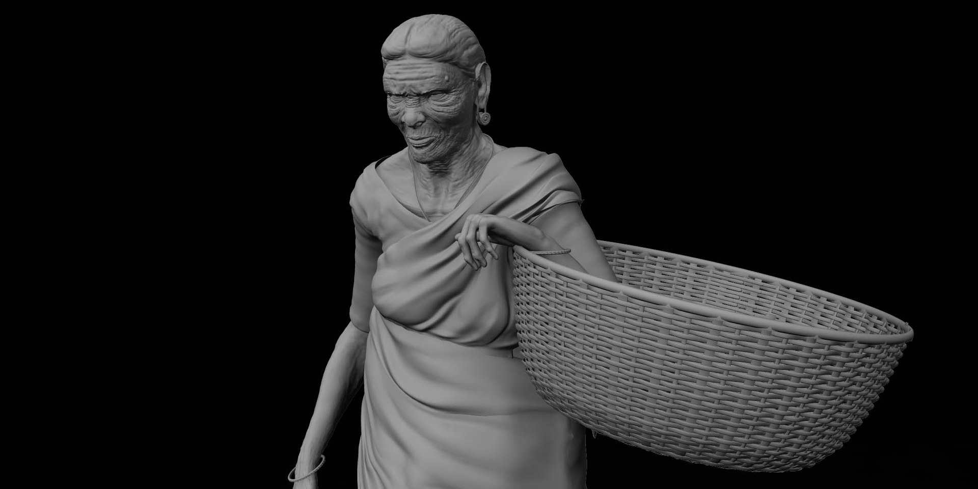 3D Model Old Women - TurboSquid 1463439