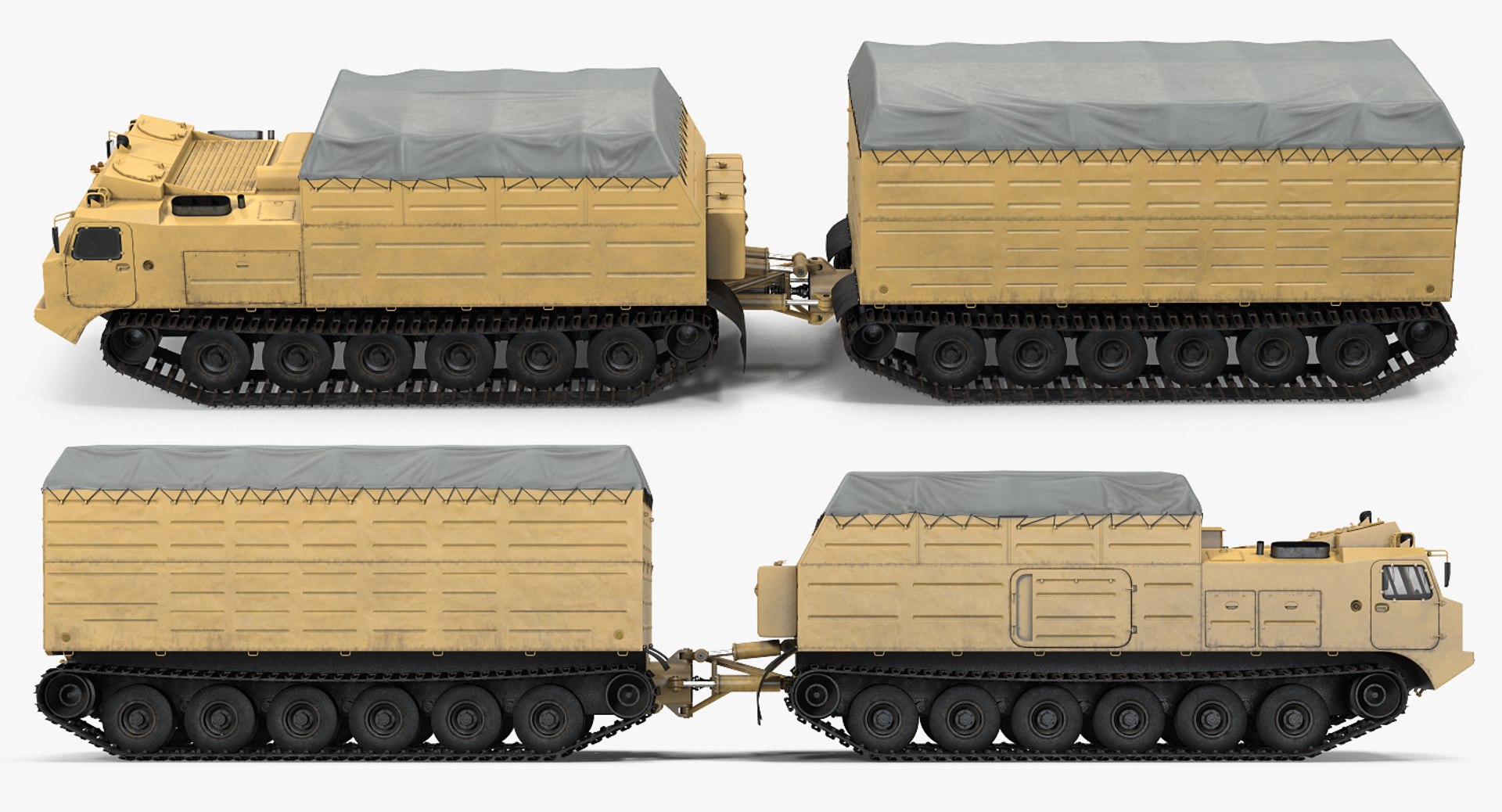 Polar Articulated Tracked Vehicle Model - TurboSquid 1225635