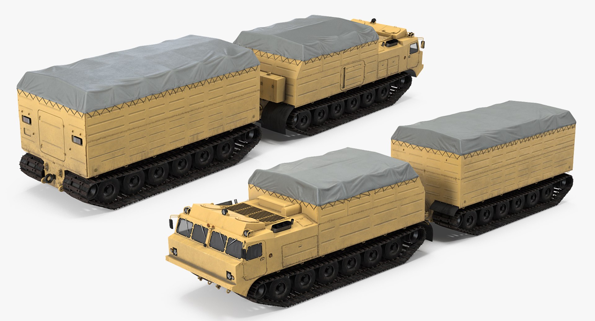 Polar Articulated Tracked Vehicle Model - TurboSquid 1225635