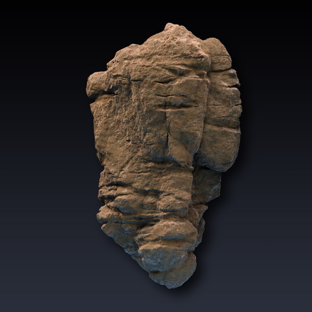 3d Rock Blocks Faces Cliffs