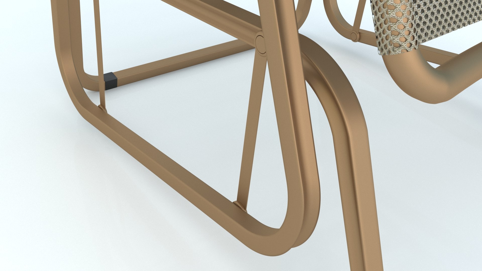 Retro Racking Chair 3D - TurboSquid 2253450