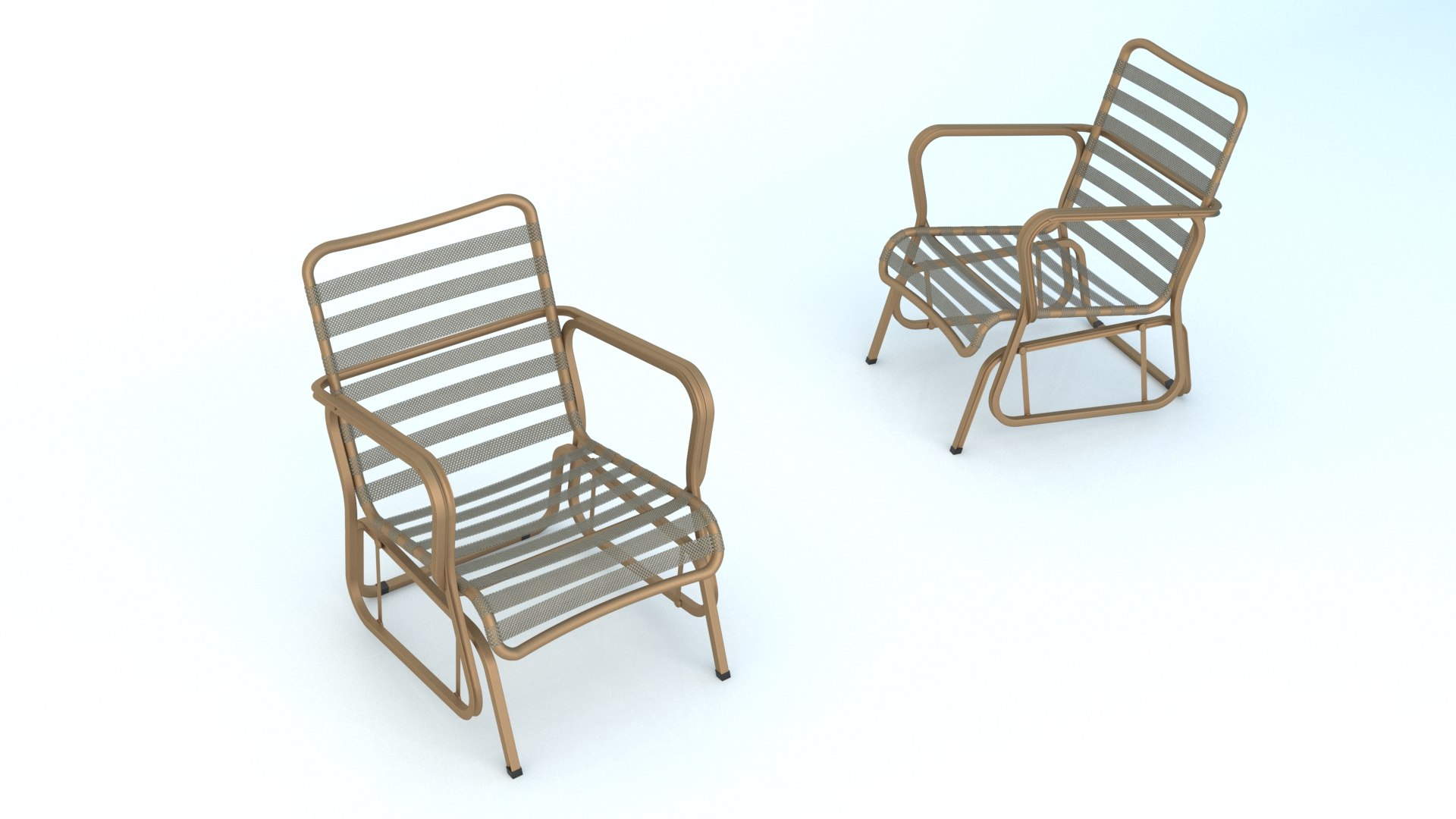 Retro Racking Chair 3D - TurboSquid 2253450