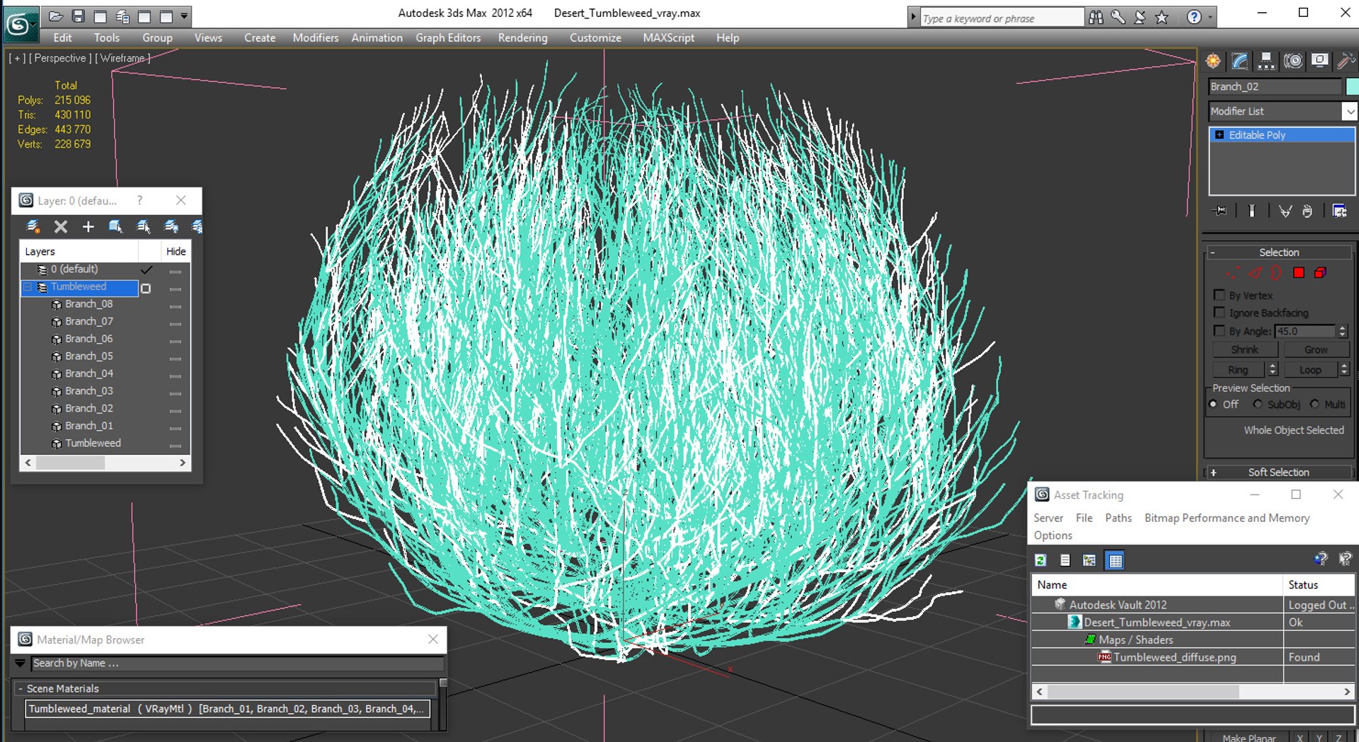 Desert Tumbleweed Tumbled 3D - TurboSquid 1398401