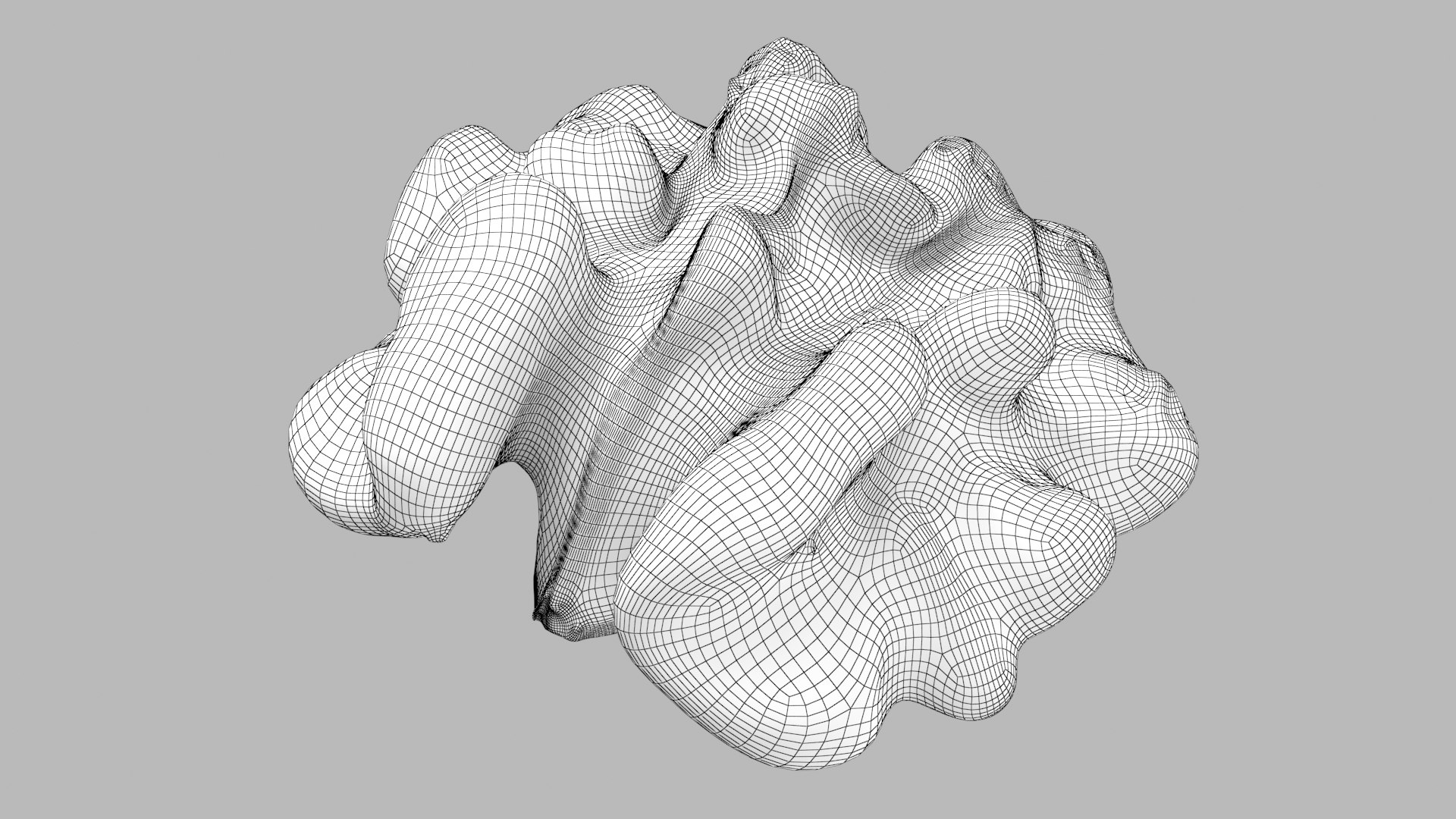 Walnut Half 02 3D Model - TurboSquid 1862363