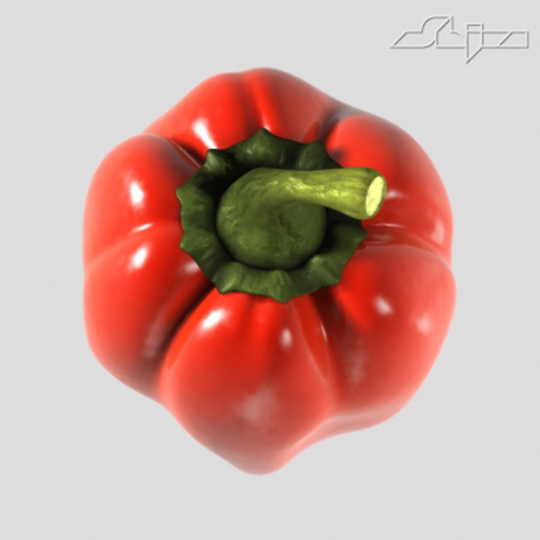 3d Pepper Model
