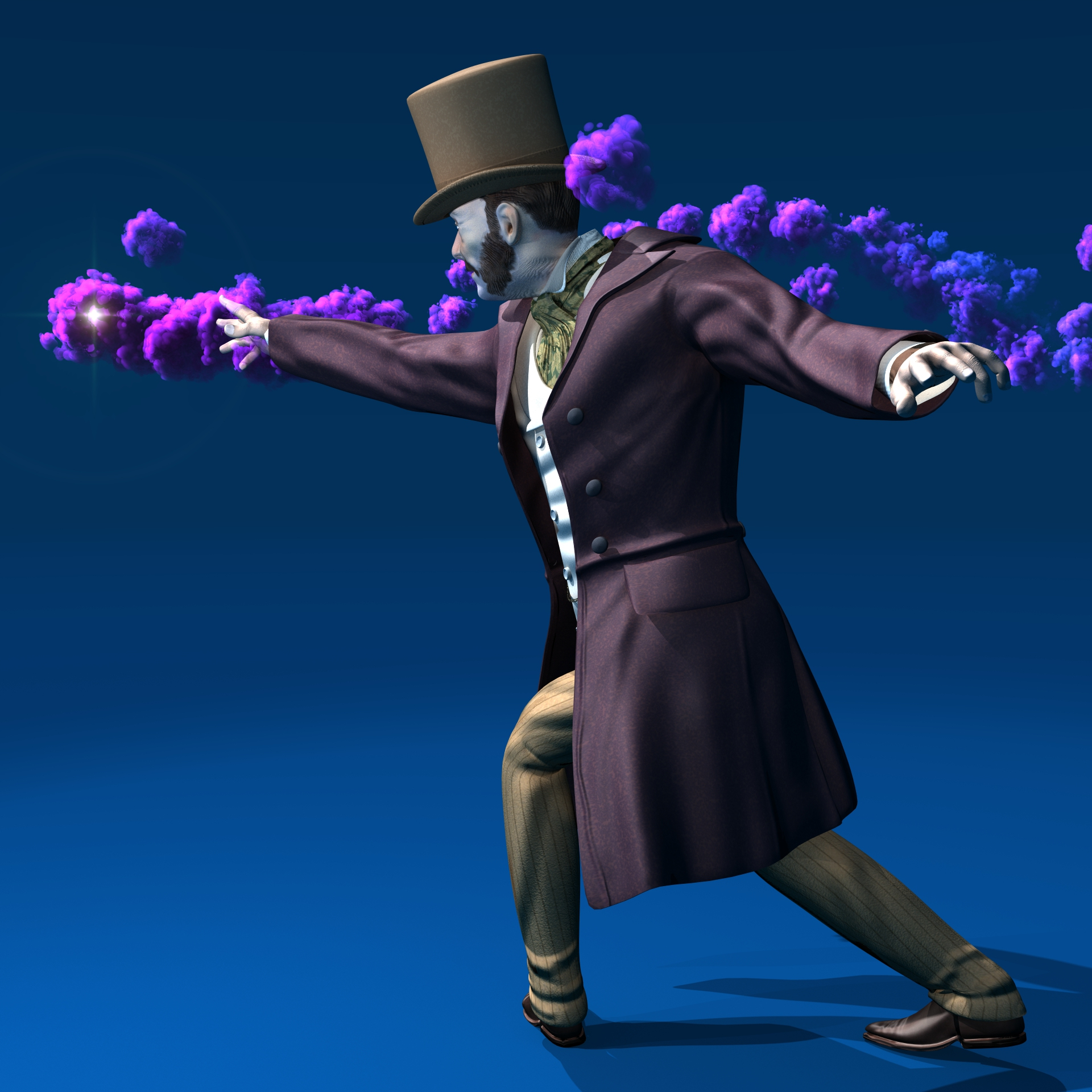 3D Victorian Gent Wizzard - MOCAP Rig and Motion Capture Data ...