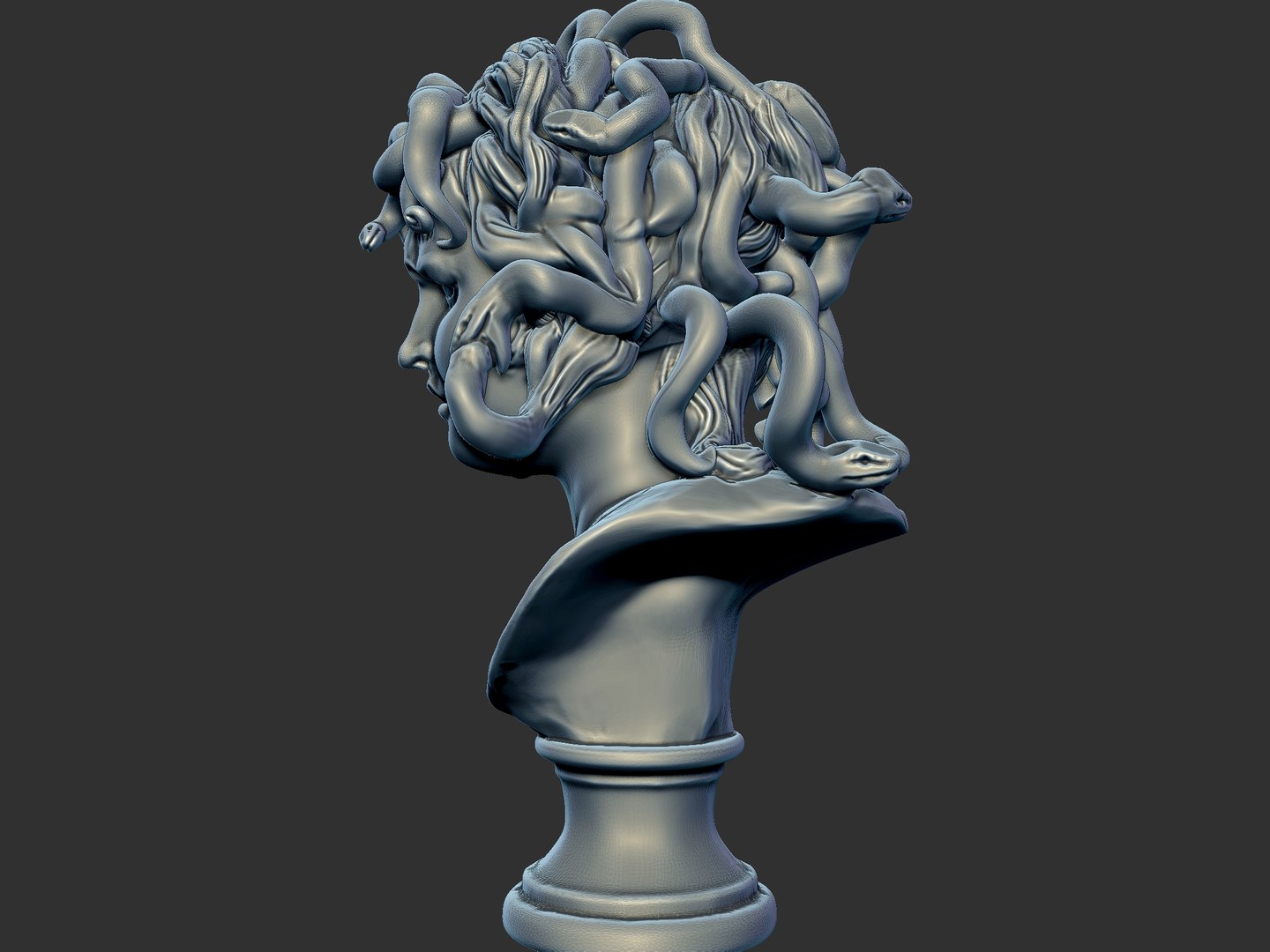 Medusa Head Sculpture 3D Model - TurboSquid 2239354
