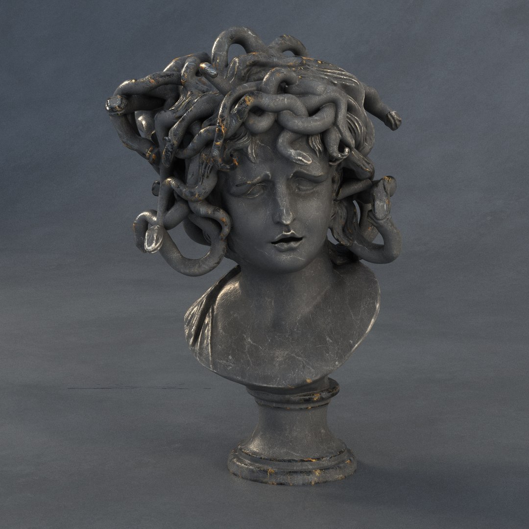 Medusa Head Sculpture 3D Model - TurboSquid 2239354