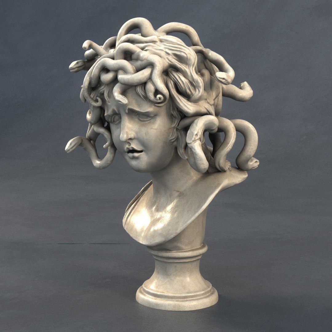 Medusa Head Sculpture 3D Model - TurboSquid 2239354