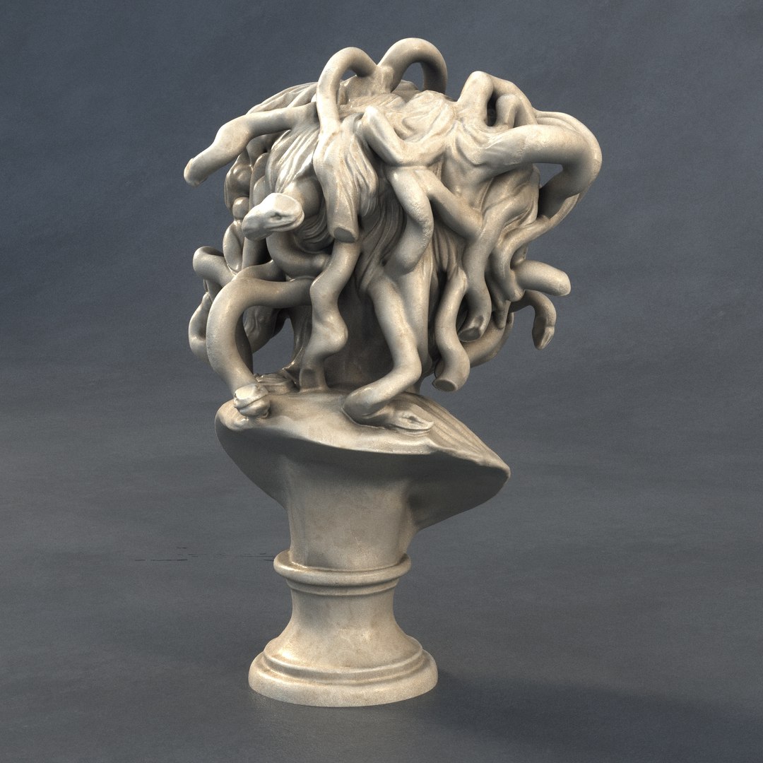 Medusa Head Sculpture 3D Model - TurboSquid 2239354