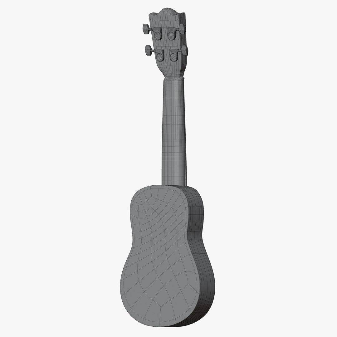 3D Ukulele Soprano PBR - TurboSquid 2365731