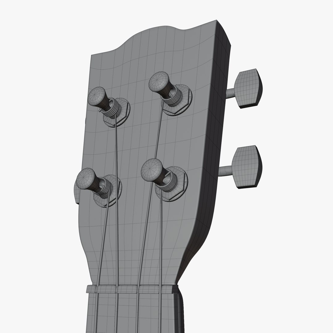 3D Ukulele Soprano PBR - TurboSquid 2365731
