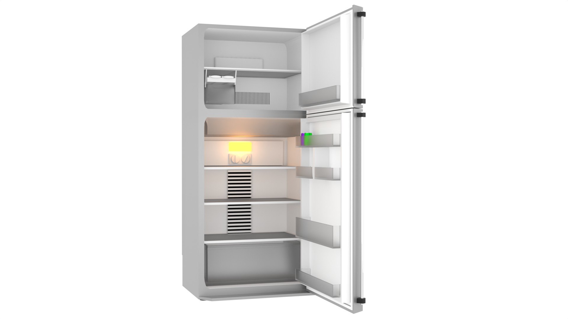 Free Fridge Model - TurboSquid 2400361
