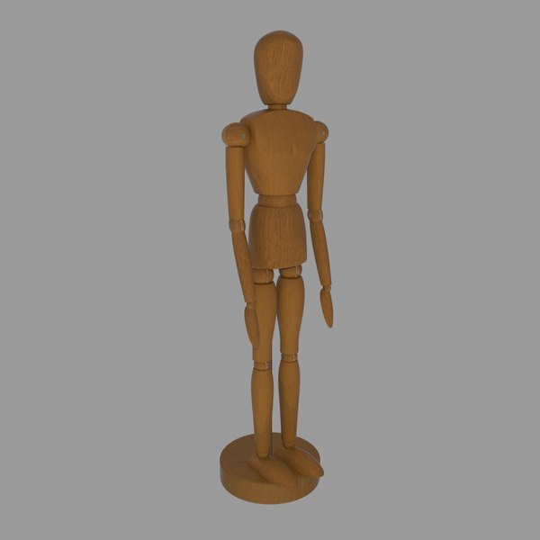 3d artist s figure model