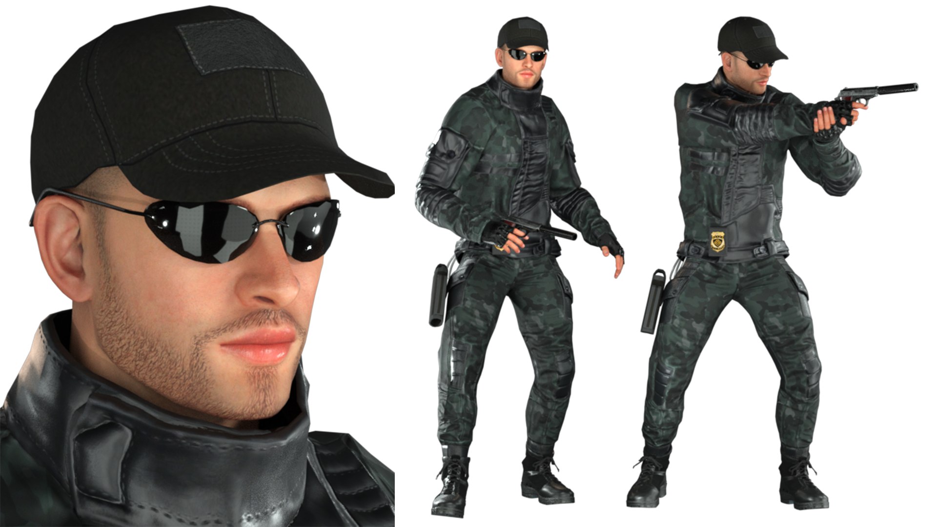 Realistic Rigged Soldier Man Character 3D Model Model - TurboSquid 2148814