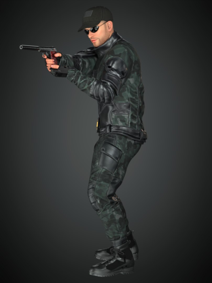 Realistic Rigged Soldier Man Character 3D Model Model - TurboSquid 2148814