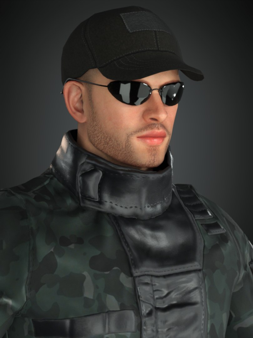 Realistic Rigged Soldier Man Character 3D Model Model - TurboSquid 2148814