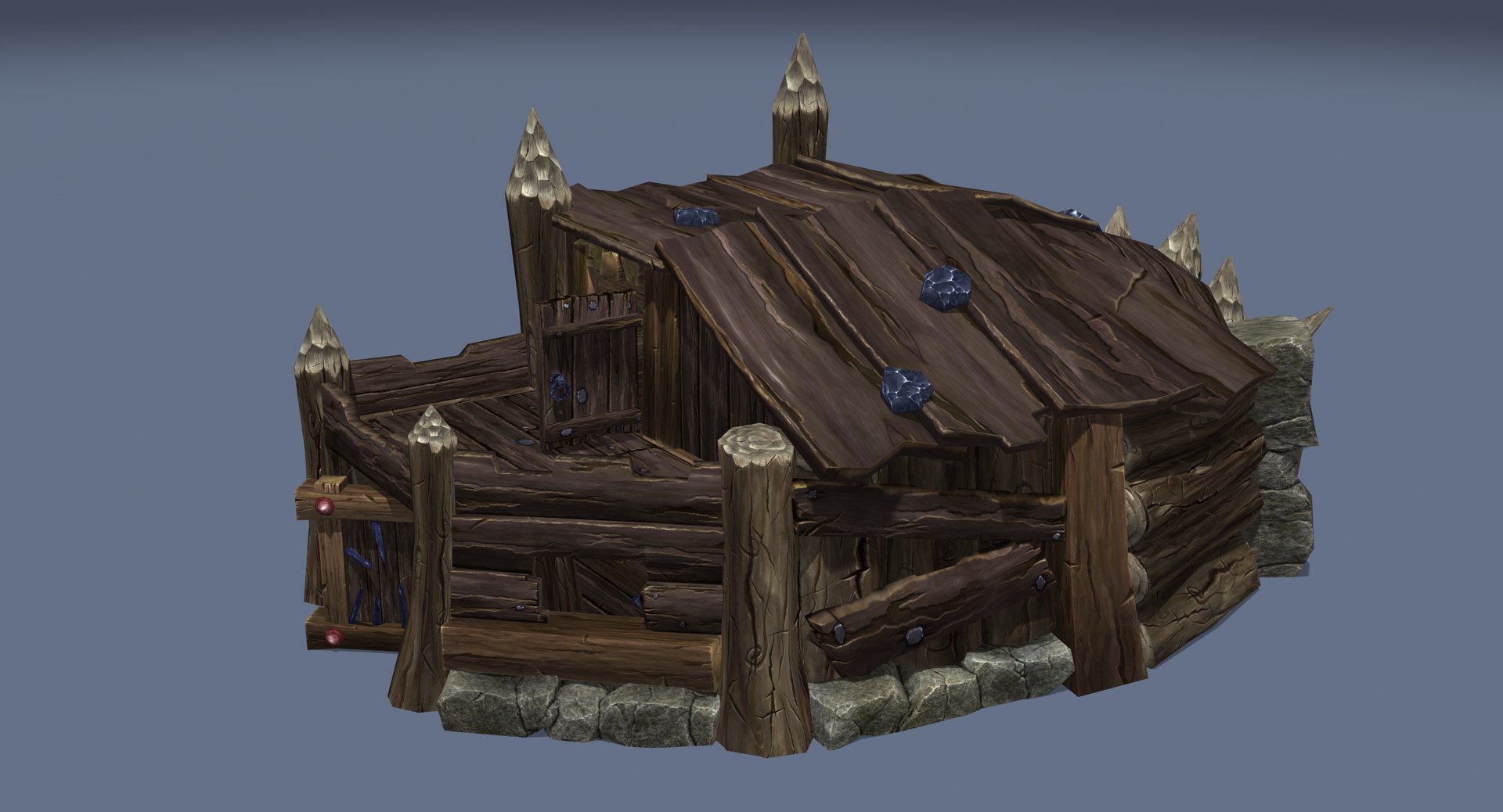 3D Forest Hideout Stylized Model - TurboSquid 1809617