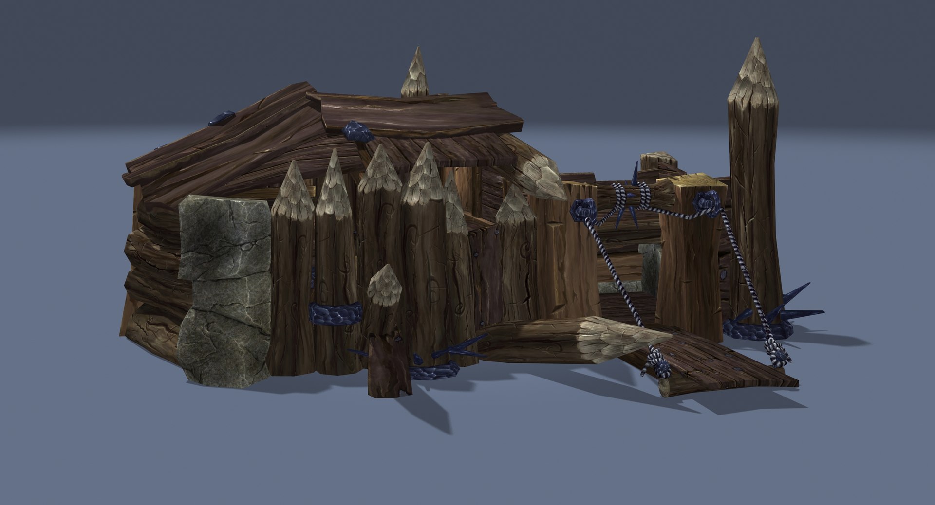 3D Forest Hideout Stylized Model - TurboSquid 1809617
