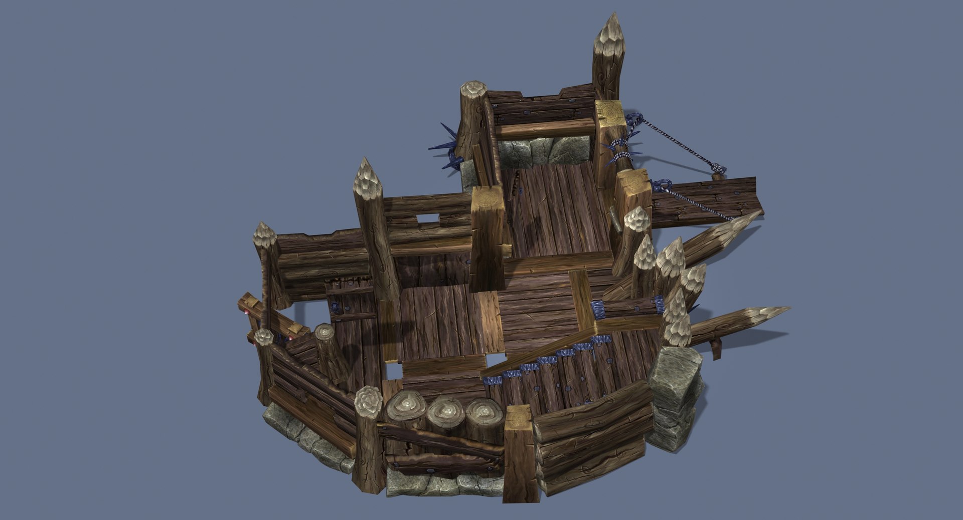 3D Forest Hideout Stylized Model - TurboSquid 1809617
