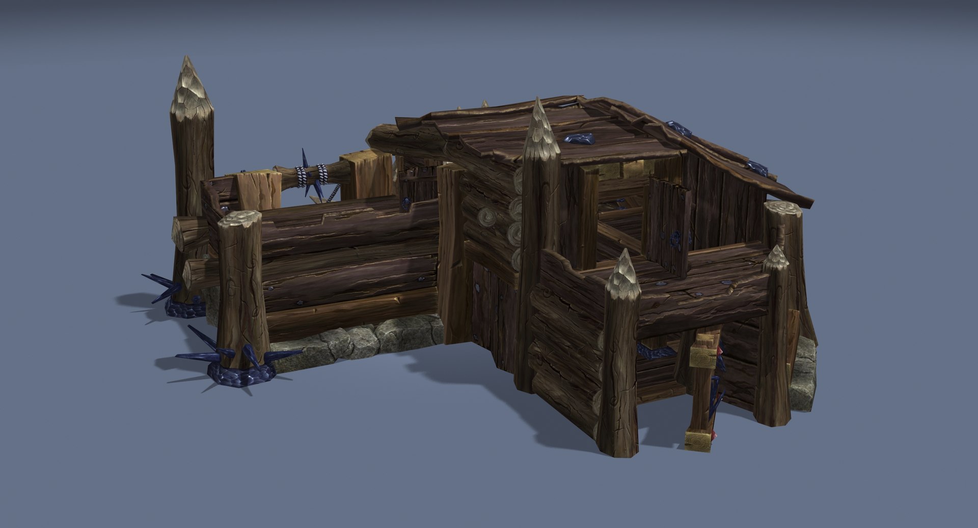 3D Forest Hideout Stylized Model - TurboSquid 1809617