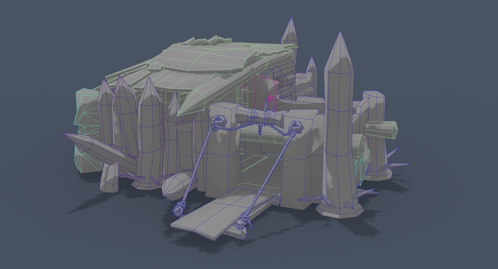 3D Forest Hideout Stylized Model - TurboSquid 1809617
