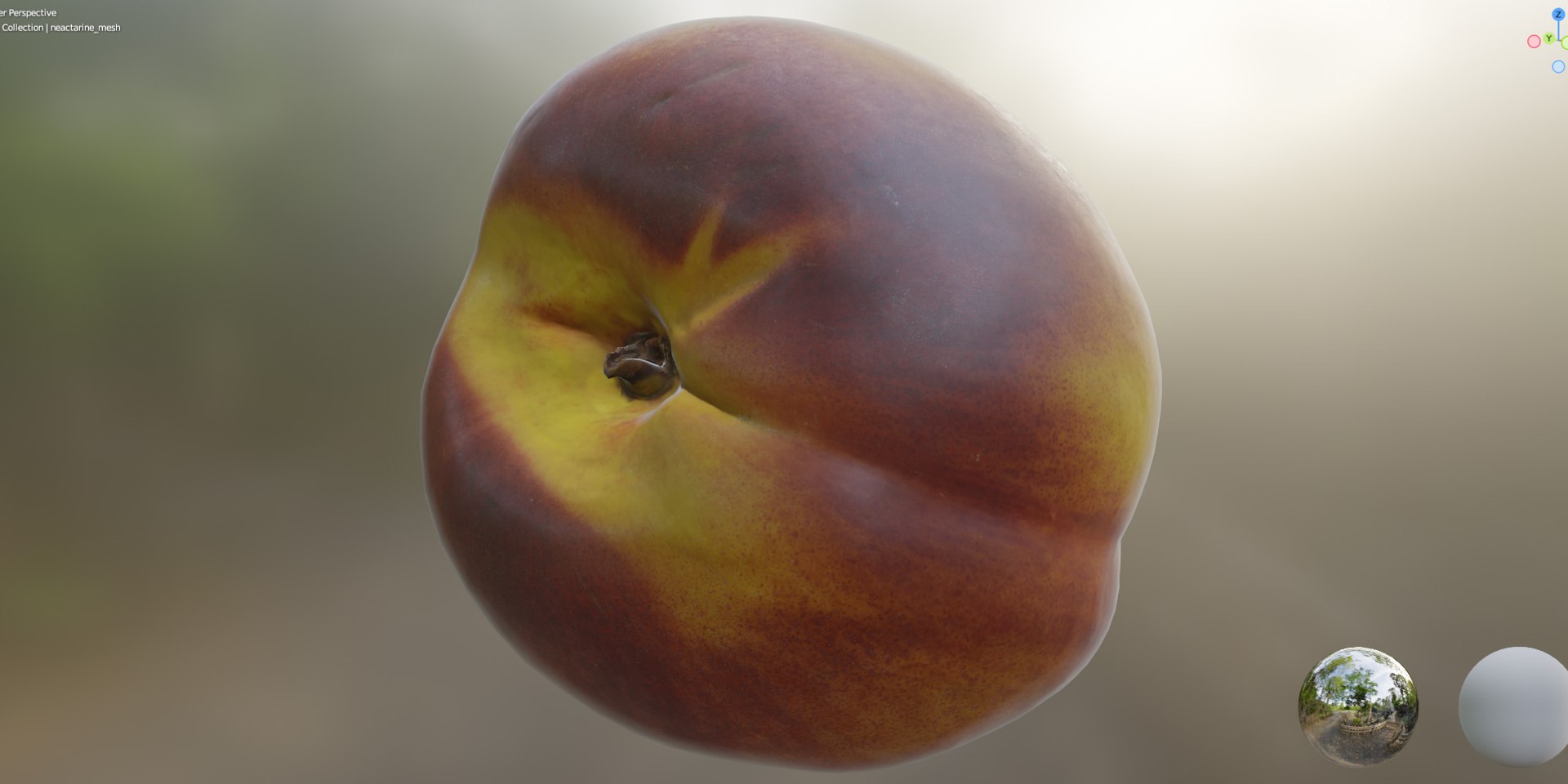 3D model 4k nectarine - TurboSquid 1965506