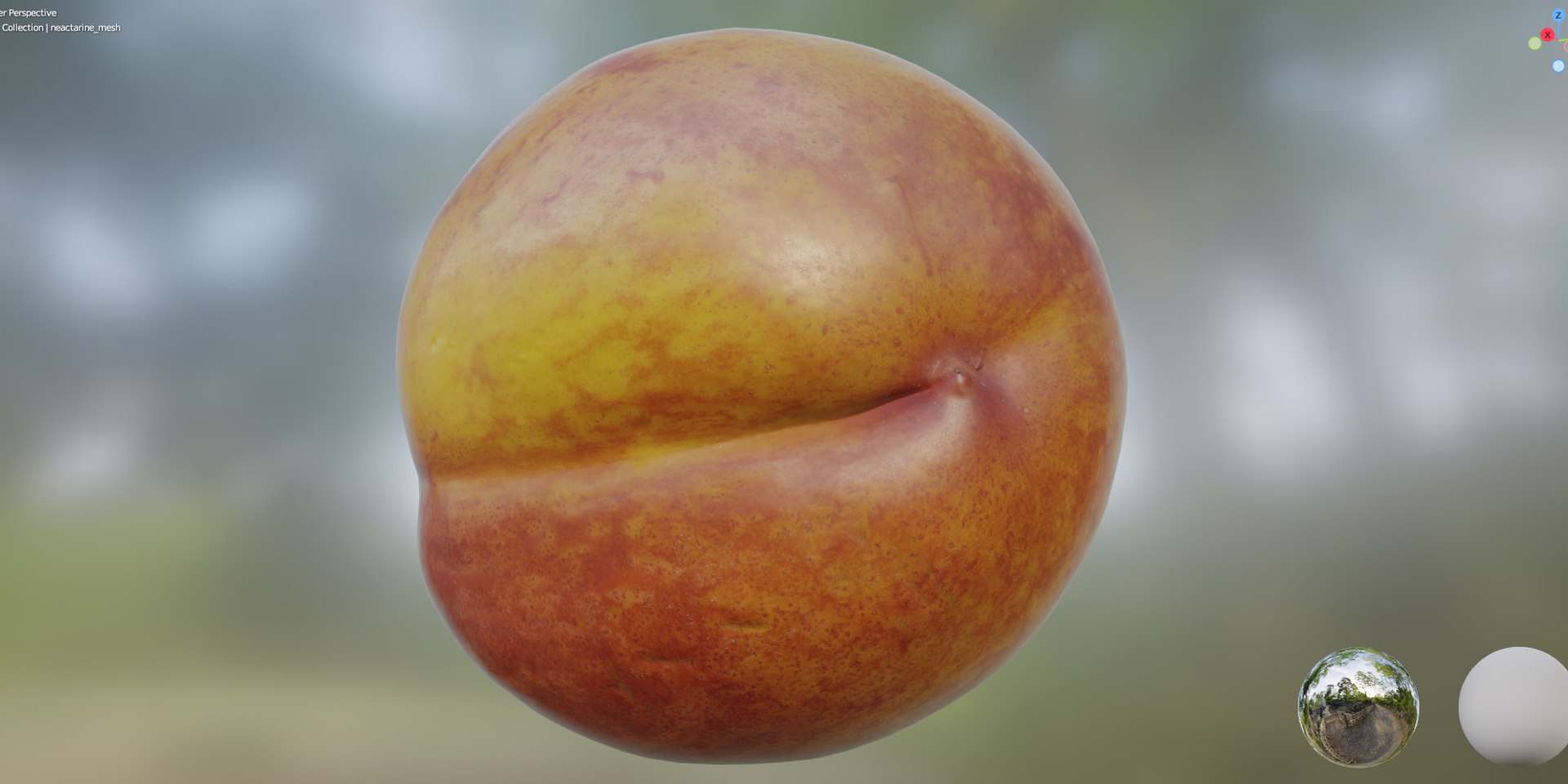 3D model 4k nectarine - TurboSquid 1965506