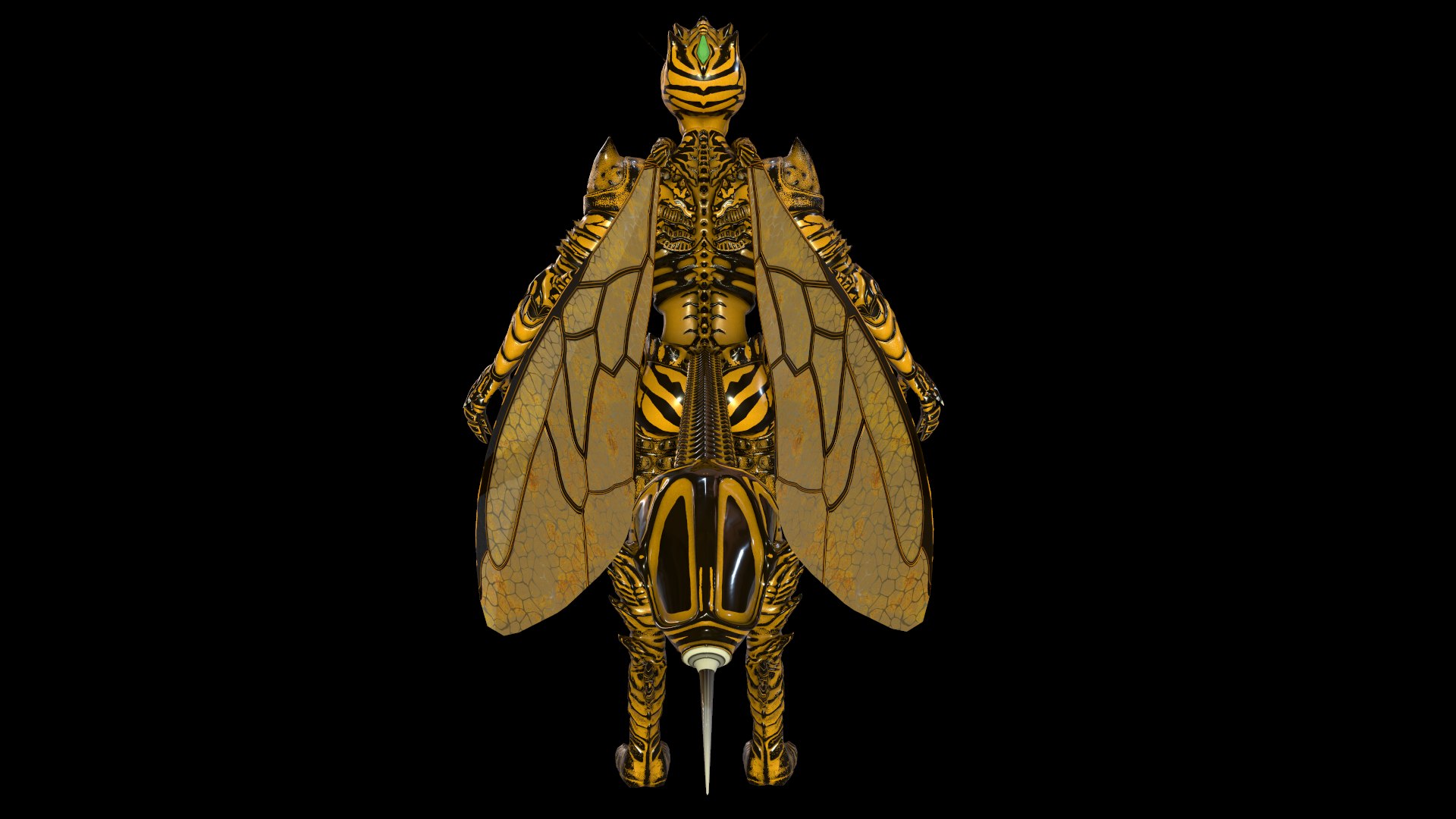 3D Mutant Wasp Model - TurboSquid 1471214