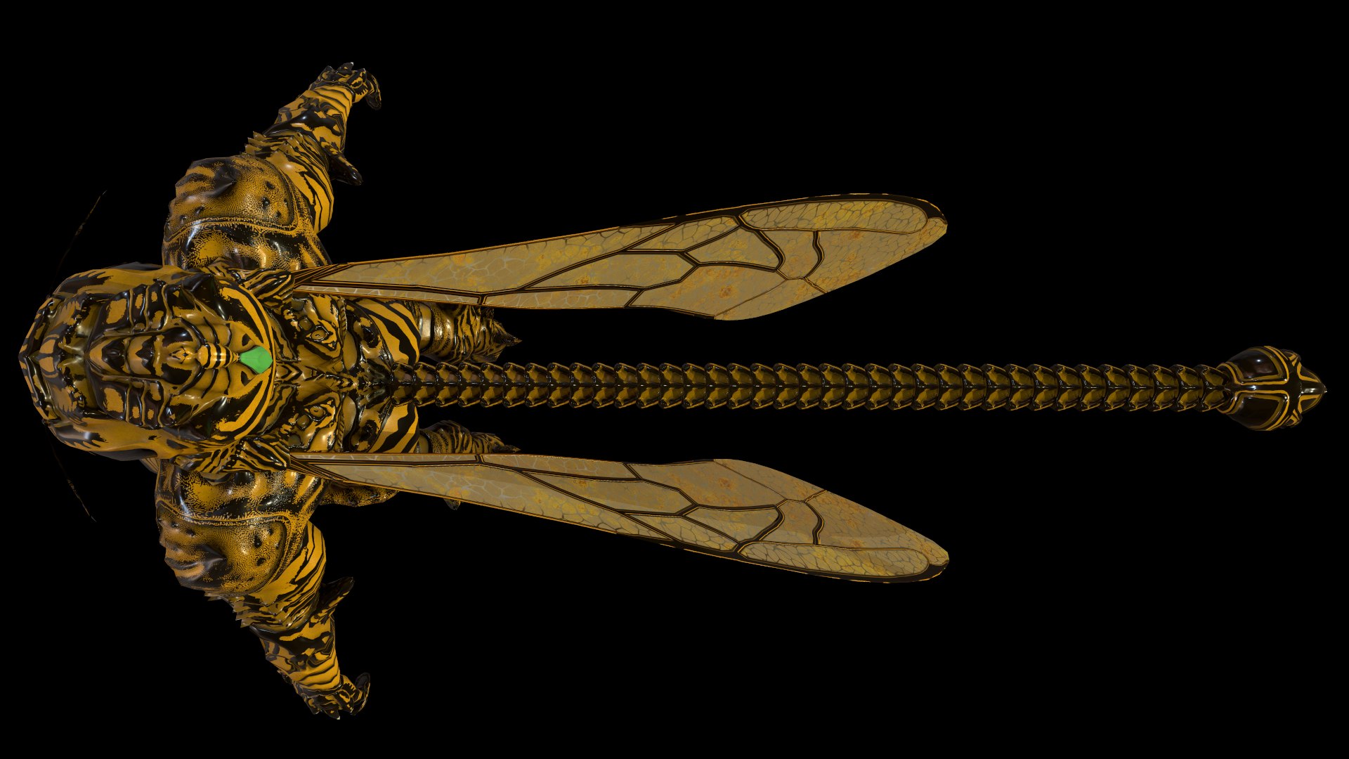 3D Mutant Wasp Model - TurboSquid 1471214