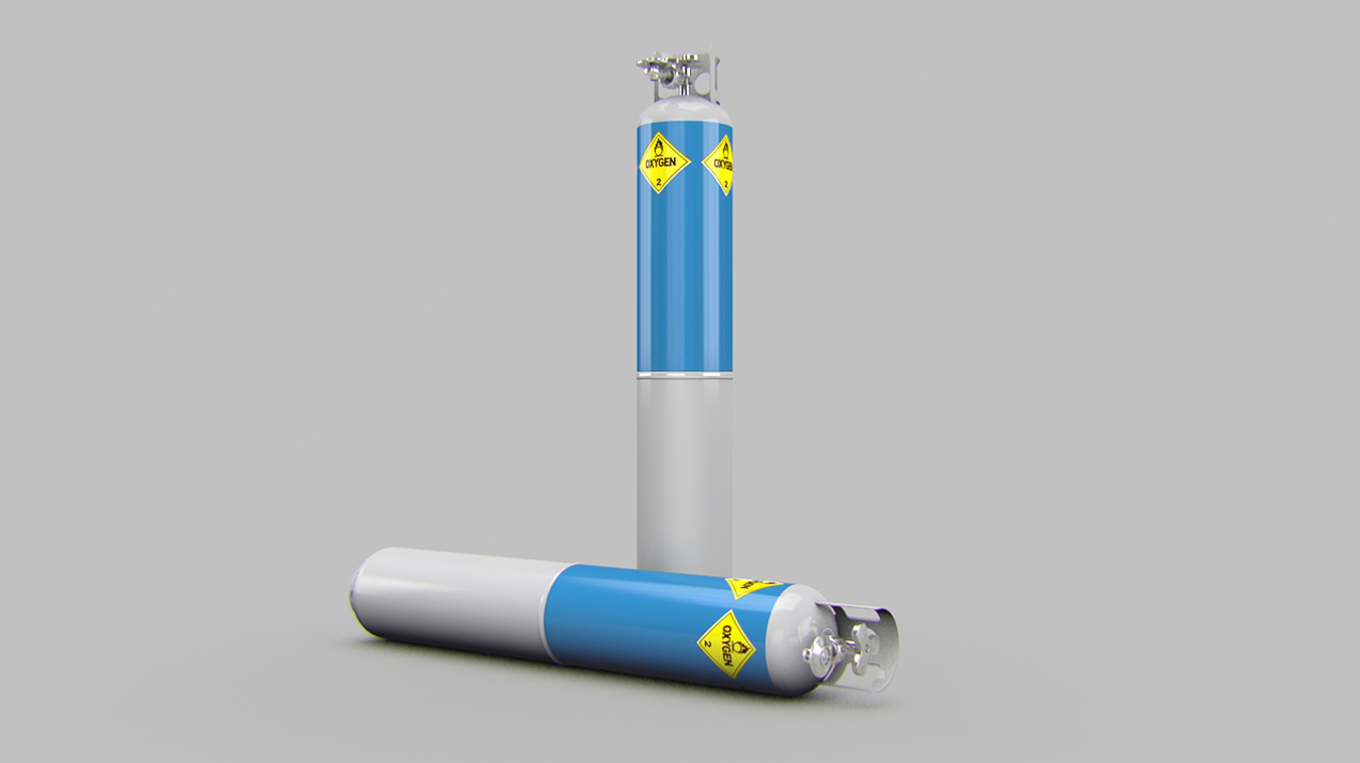 Oxygen Tank 3d Model