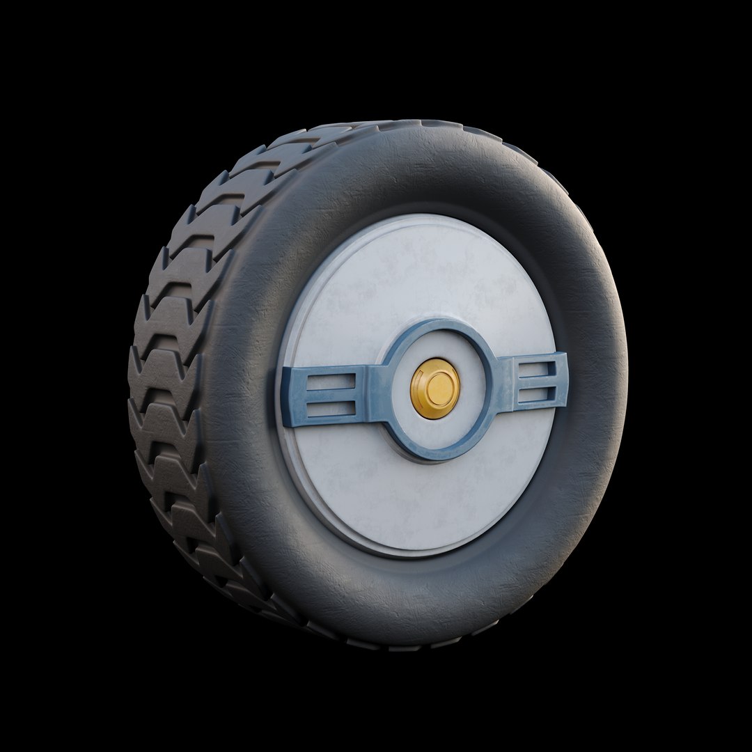 Wheel Futuristic Equipment 3D Model - TurboSquid 1598701