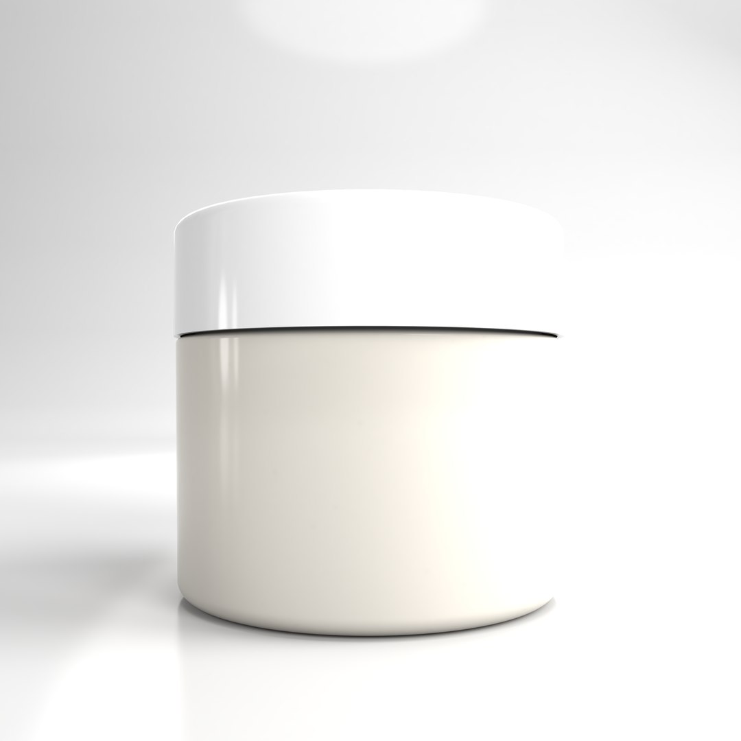 3D Set Of 3 Cosmetic Jar Boxes 3D Model- FBX-3DS-DWG - TurboSquid 2146178