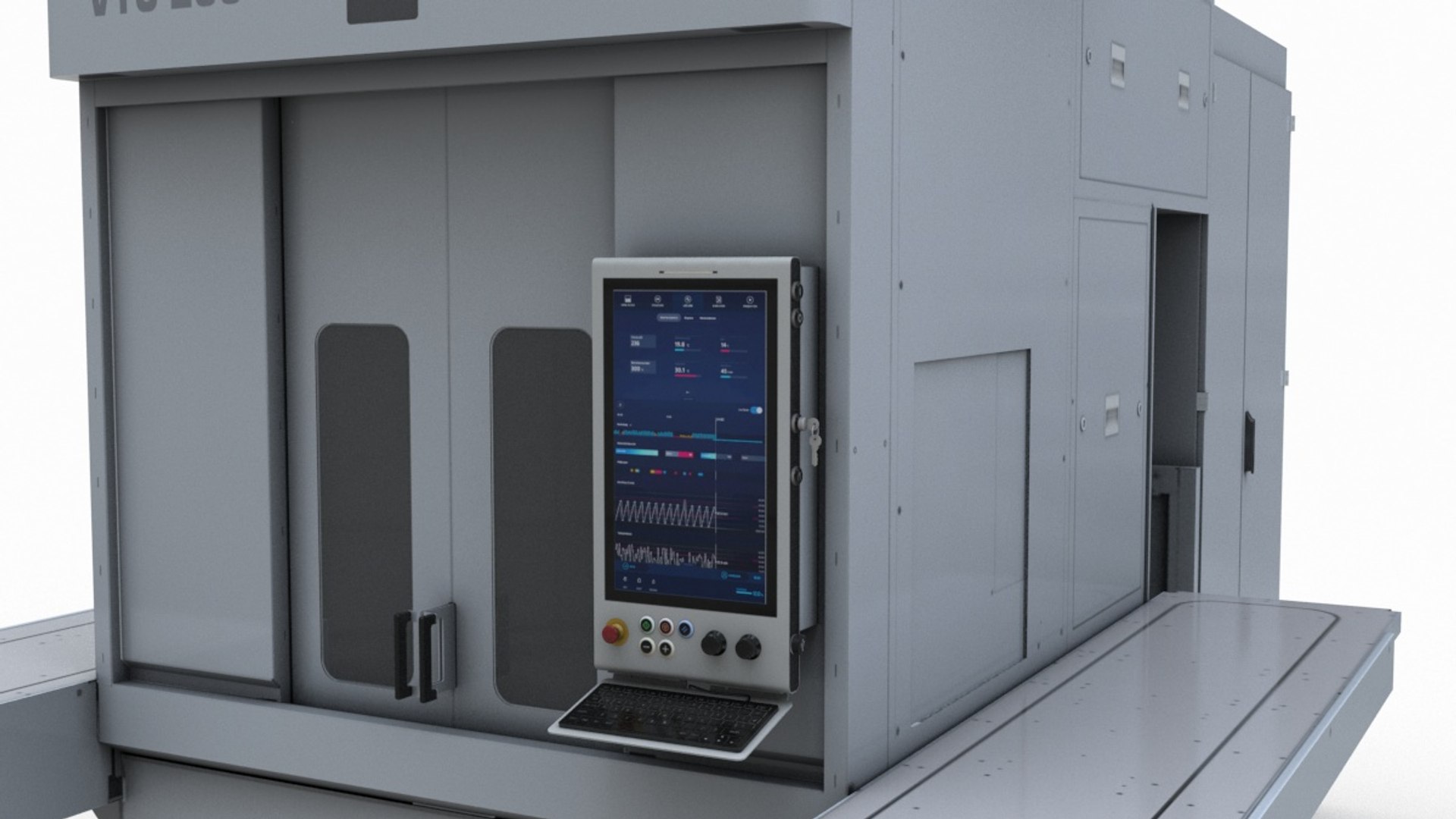 3D CNC Machine 9 Model - TurboSquid 2389591