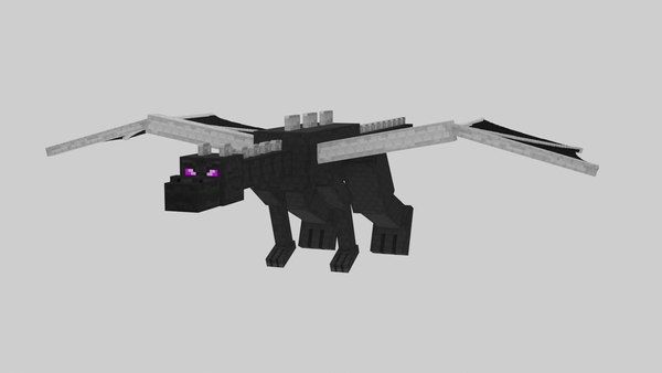 Minecraft Ender Dragon Rigged Modelo 3D - TurboSquid 2047139