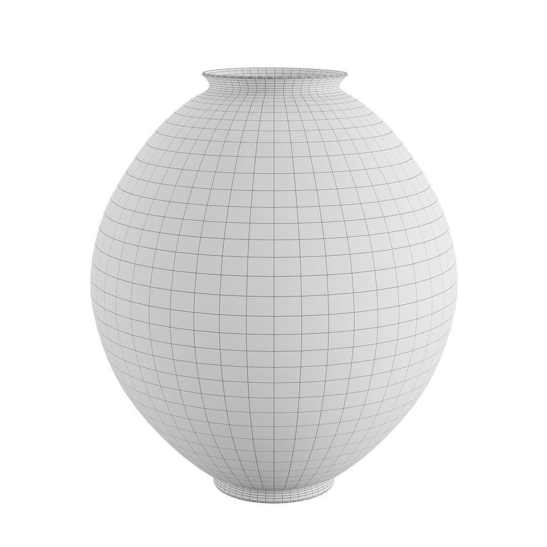 3D Round Metal Vase - TurboSquid 2291237