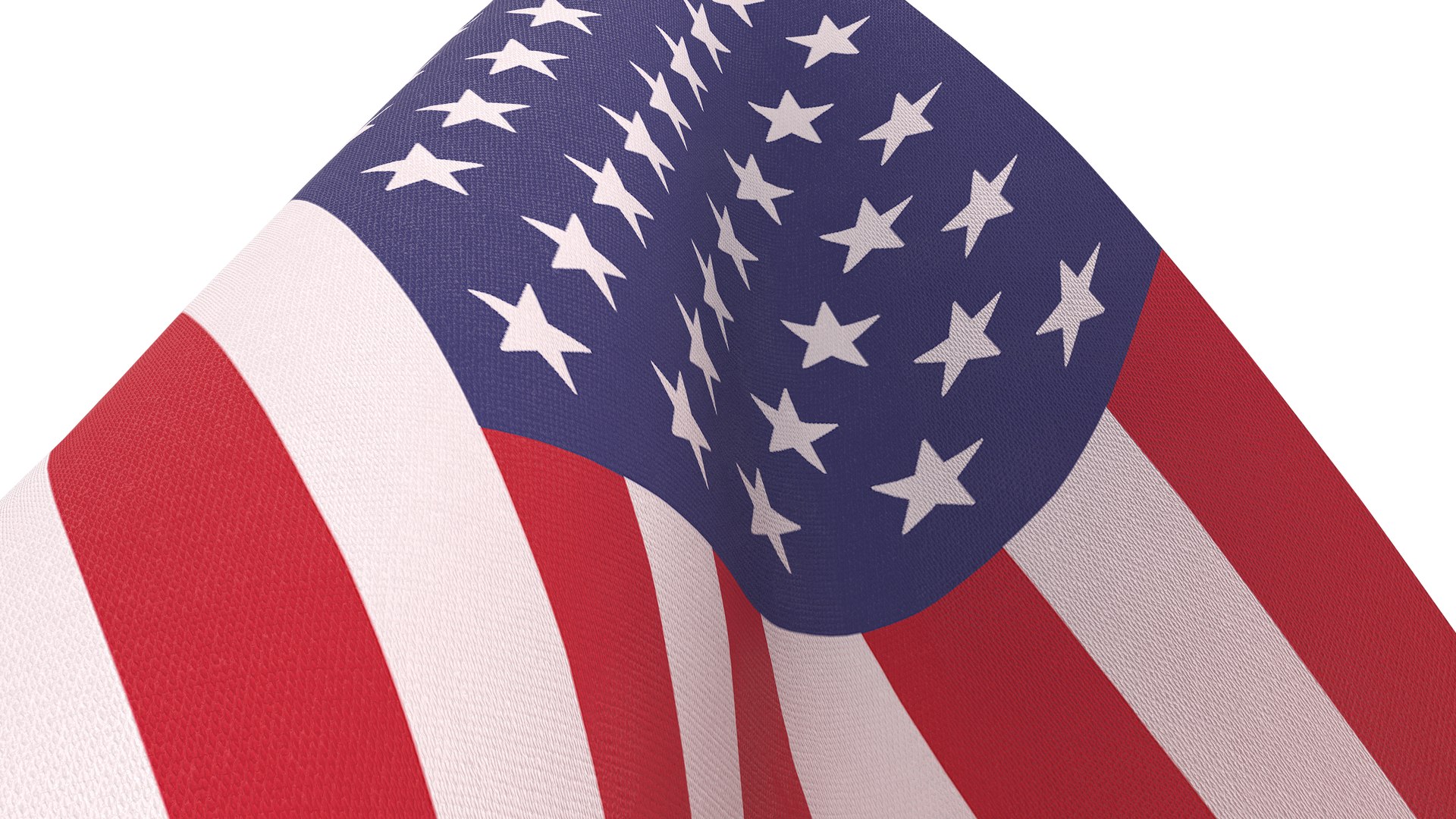 3D American Flag - TurboSquid 2059800