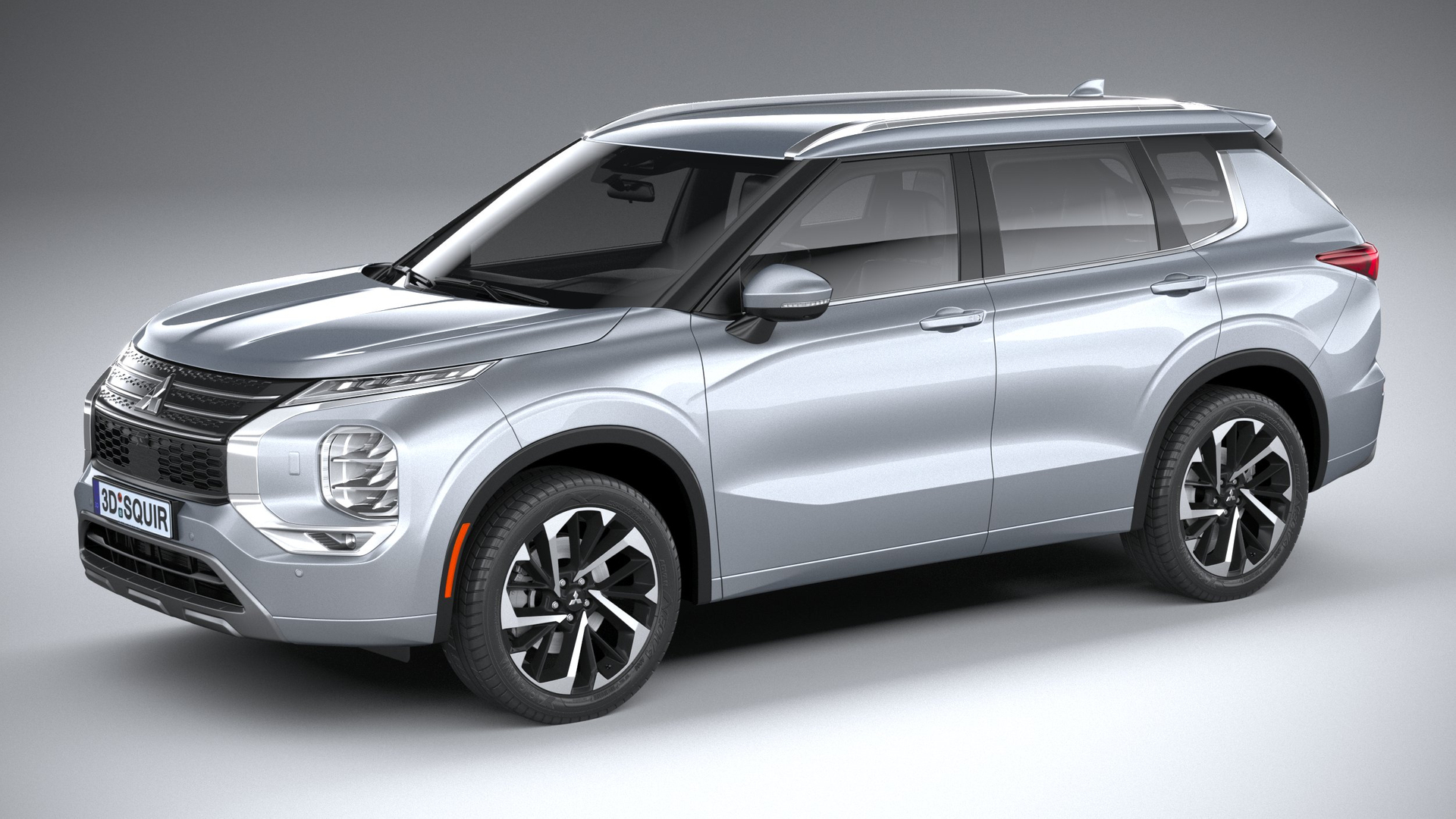 3D mitsubishi outlander 2022 model - TurboSquid 1713299