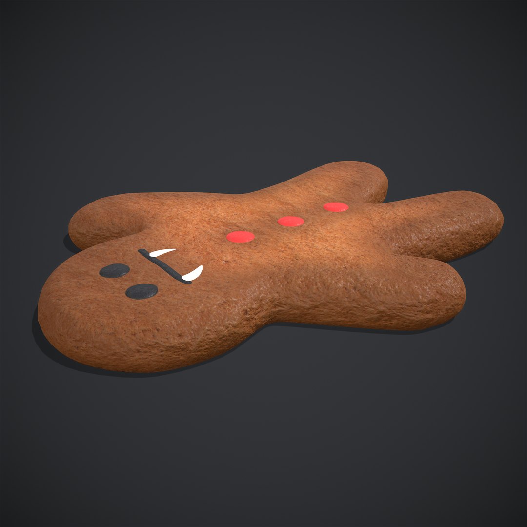 Evil Ginger Bread Man 3D - TurboSquid 1806403