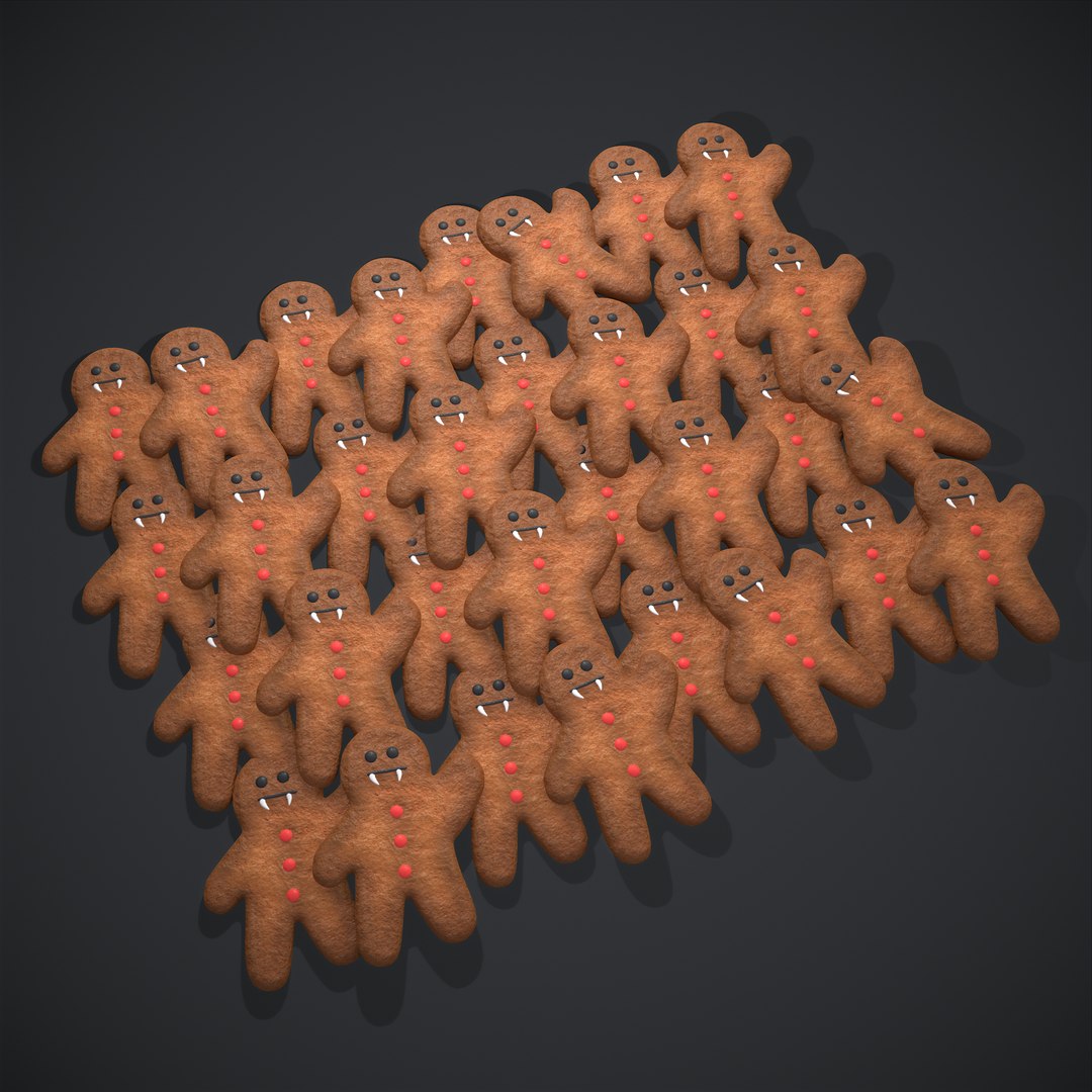 Evil Ginger Bread Man 3D - TurboSquid 1806403