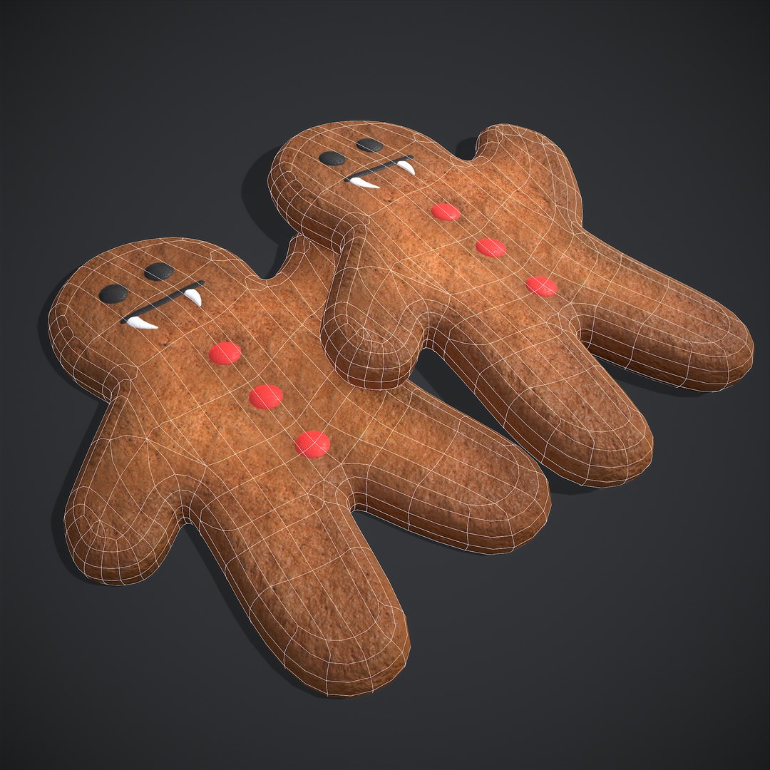 Evil Ginger Bread Man 3D - TurboSquid 1806403