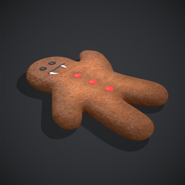 Evil Ginger Bread Man 3D - TurboSquid 1806403