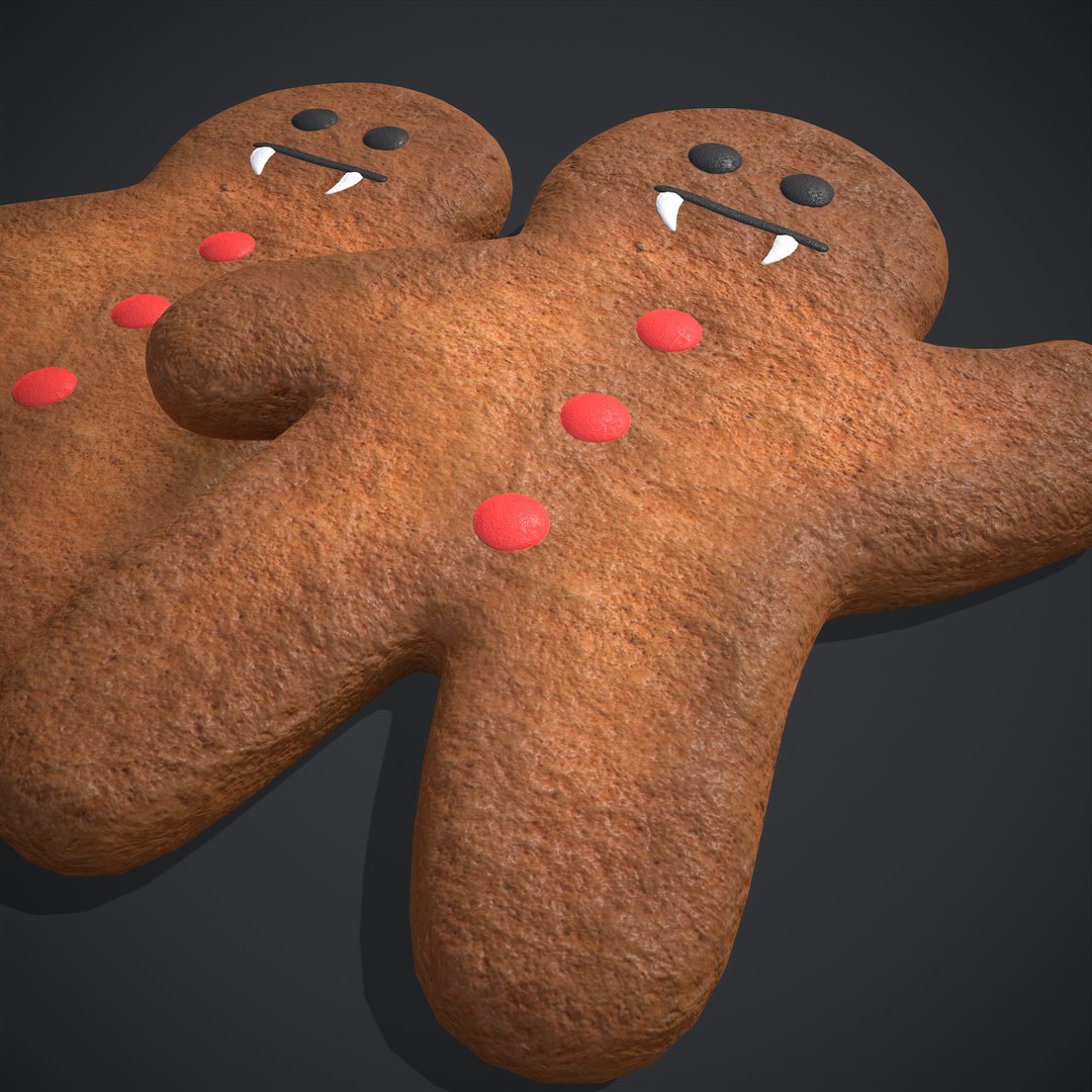 Evil Ginger Bread Man 3D - TurboSquid 1806403