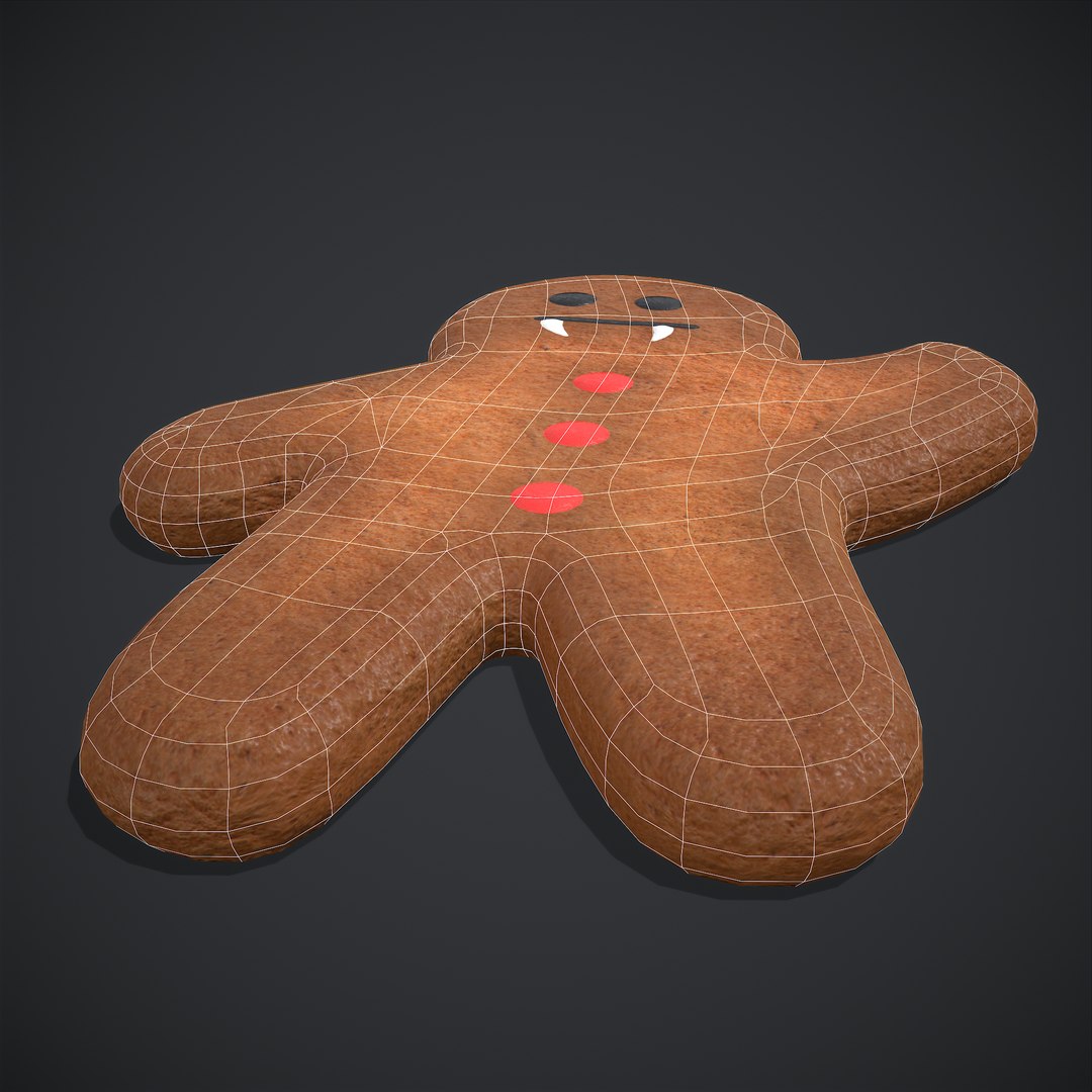 Evil Ginger Bread Man 3D - TurboSquid 1806403