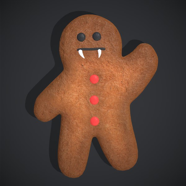 Evil Ginger Bread Man 3D - TurboSquid 1806403