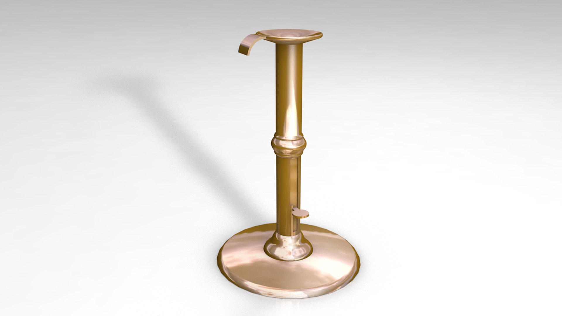 3D model golden candlestick - TurboSquid 1377484