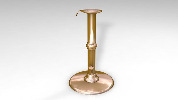 3D model golden candlestick - TurboSquid 1377484