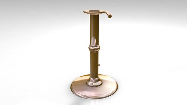 3D model golden candlestick - TurboSquid 1377484