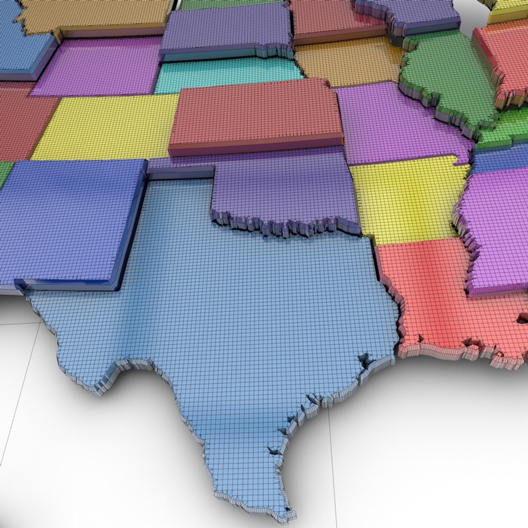 United States America 3d C4d