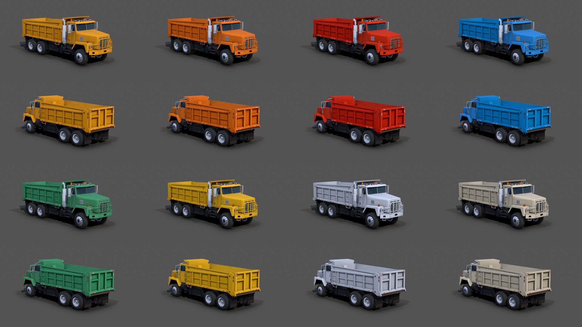 Heavy Dump Truck 3D Model - TurboSquid 2420438